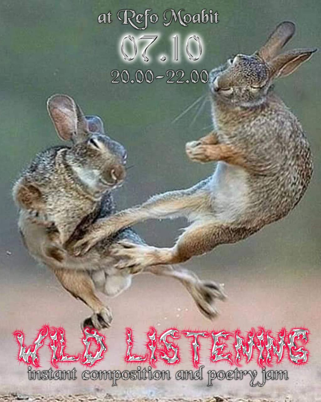 Wild Listening | Instant Composition & Poetry Jam | Refo Moabit